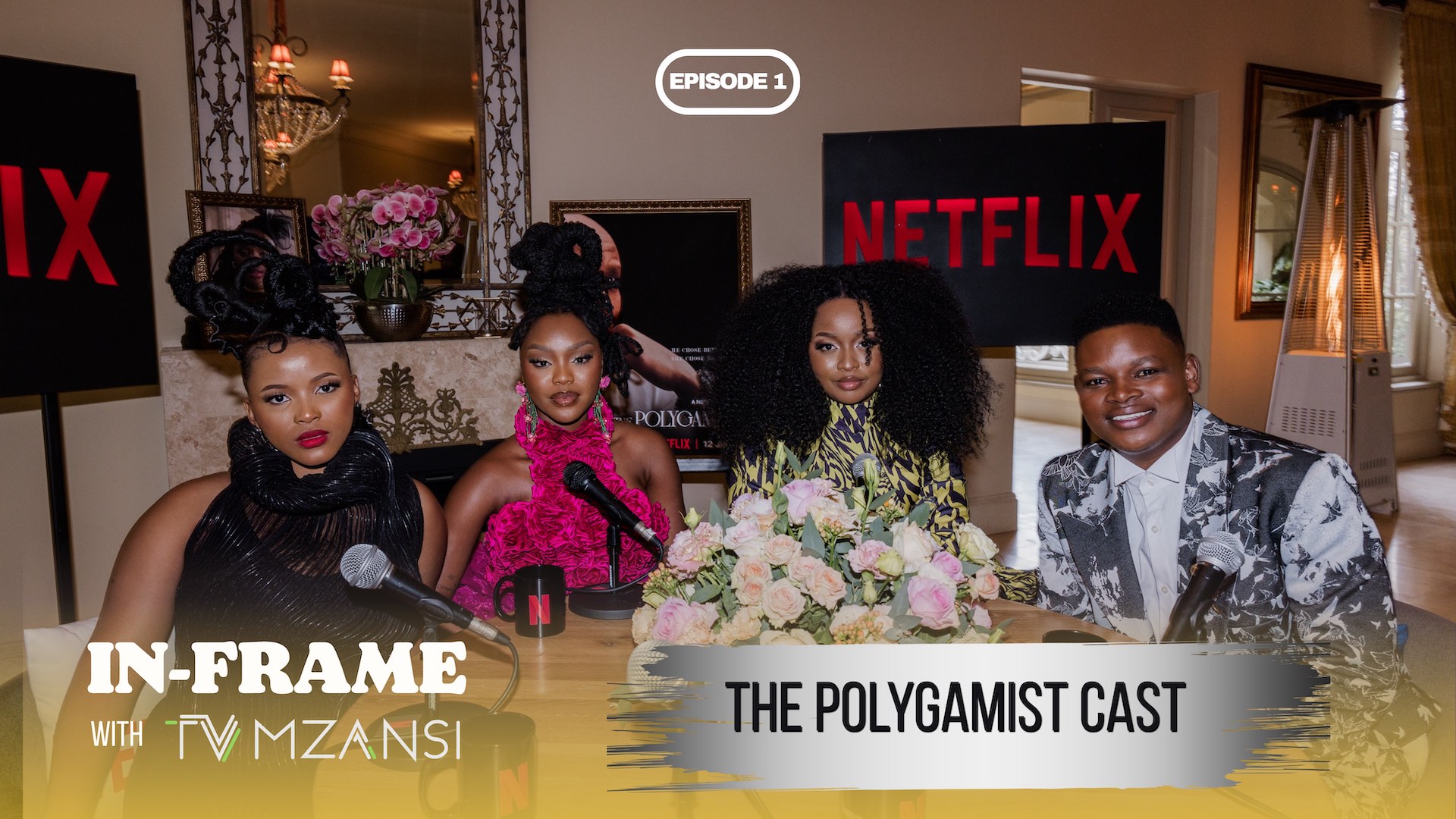 In-Frame with TV Mzansi launches with The Polygamist interview
